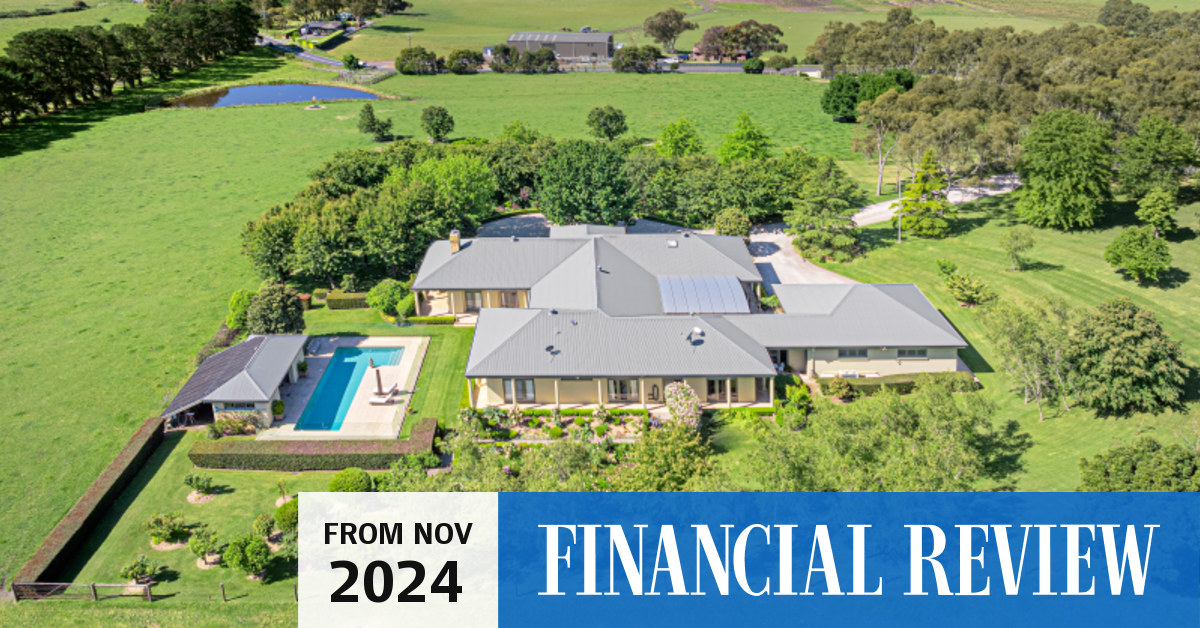 Luxury property: Rich Listers Rodney and Janet Spooner put Yarra Valley retreat on the market